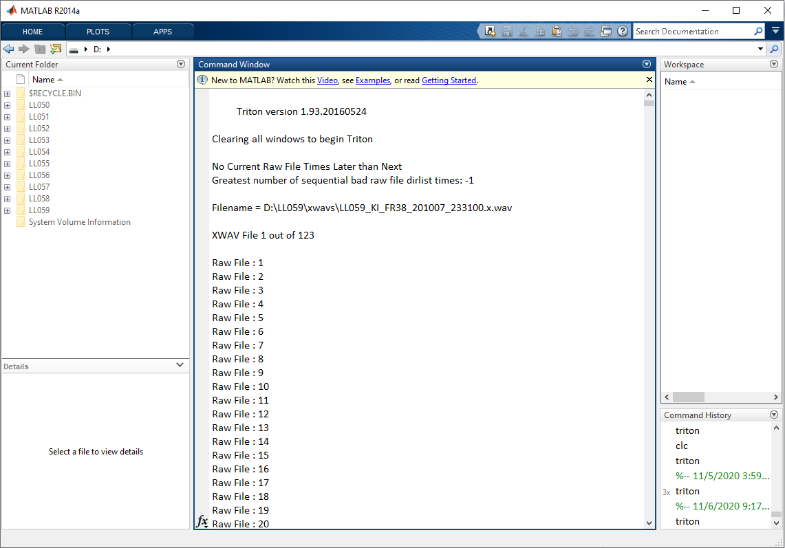 Longline Acoustic Monitoring Project Hub: Protocol - Data Processing